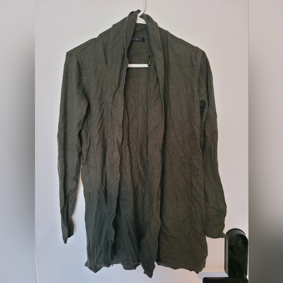 Cyrus | Sweaters | Cyrus Oive Green Knit Cardigan | Poshmark